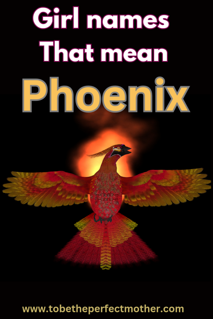 Girl names that mean phoenix - To Be The Perfect Mother